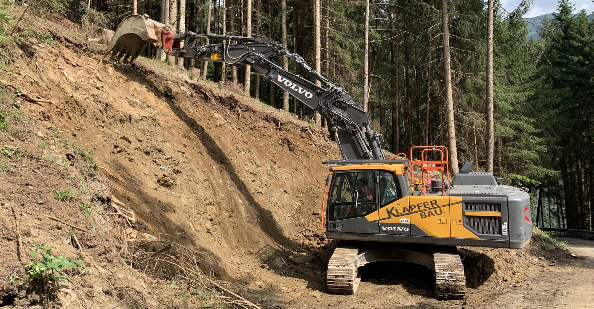 Offene Stelle Baggerfahrer – KLAPFER BAU